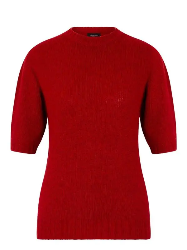 Fabiana Filippi Short-sleeved Knit Sweater - Red