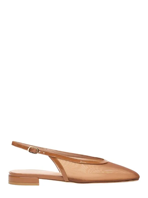 STUART WEITZMAN Open-heel Sandals - Nude