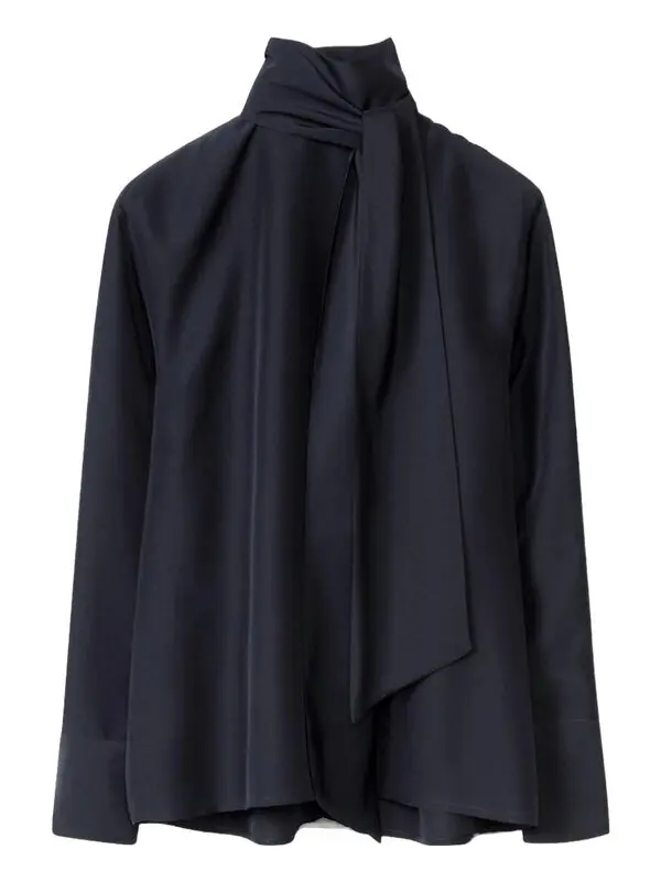 Fabiana Filippi Long-sleeved Cover-up - Blu Notte