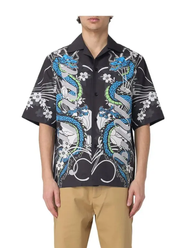 Amiri Dragon Printed Short-sleeved Bowling Shirt - Multicolor