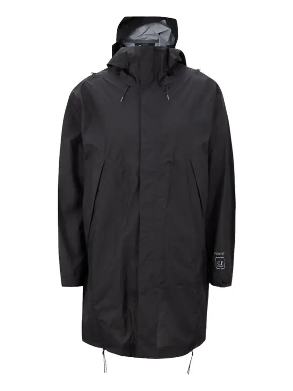 C.P. COMPANY Long Sleeved Coat - Black