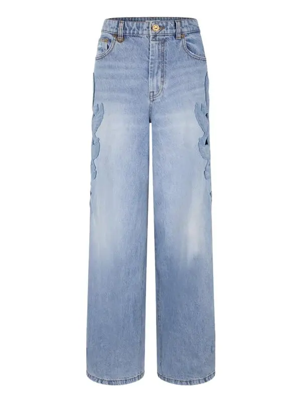Zimmermann Belt Loop Jeans - Blue