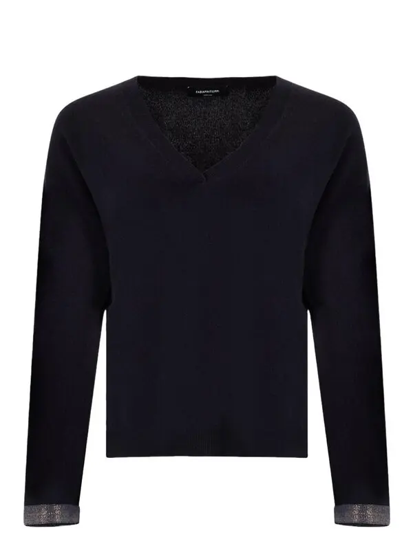 Fabiana Filippi V-neck Sweater - Black