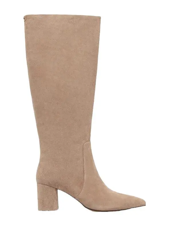 TWINSET 70mm Pointed Toe Knee-high Boots - Nude