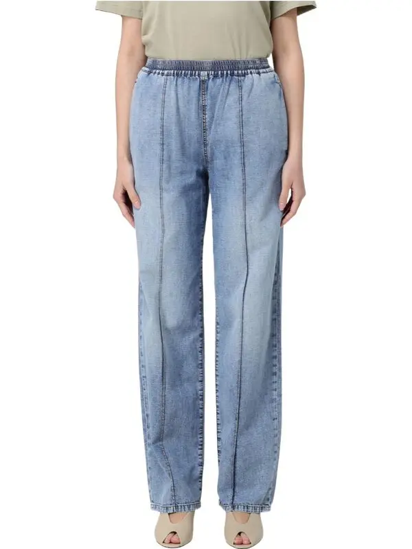 Fabiana Filippi Straight Leg Denim Jeans - Sky Blue