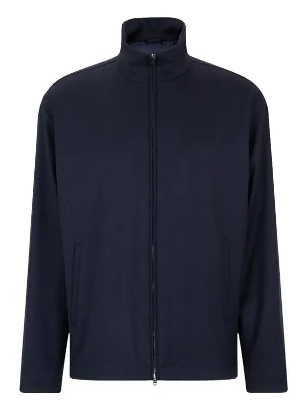 Herno High-neck Zip-up Jacket - Black