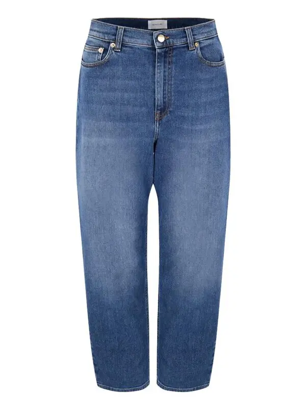 Fabiana Filippi Belt Loop Jeans - Blue