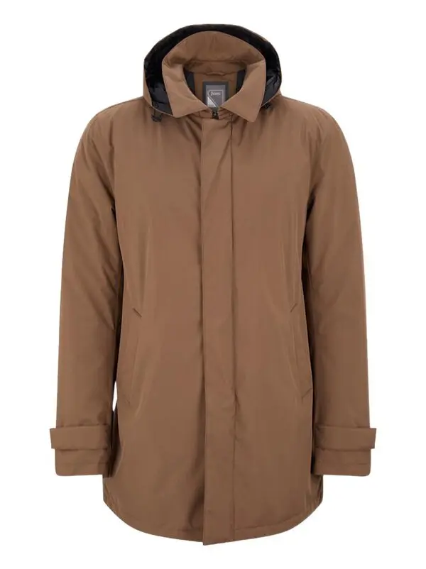 Herno Hooded Jacket - Brown