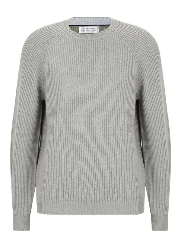 Brunello Cucinelli Long-sleeved Knitwear - Gray