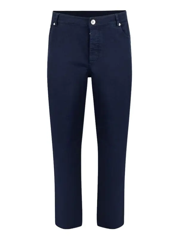 Brunello Cucinelli Straight Leg Casual Pants - Black