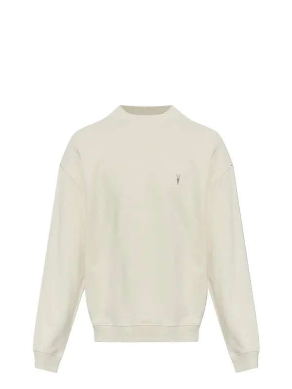 ALLSAINTS Long Sleeve Crewneck Sweatshirt - Off White
