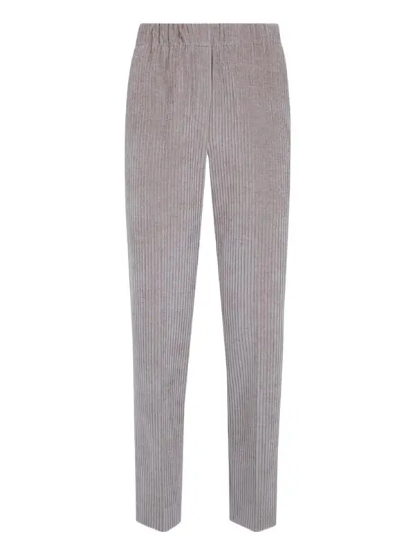 ANNECLAIRE Corduroy Trousers - Gray