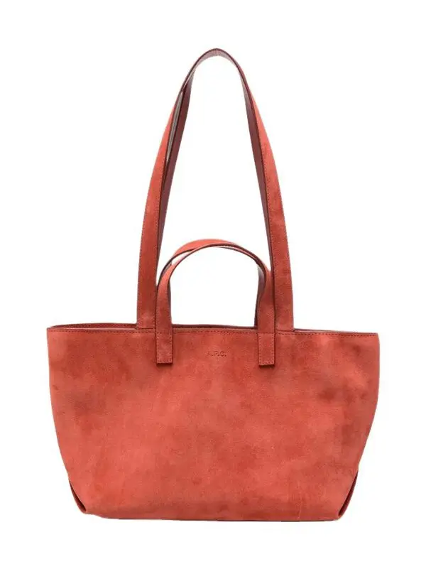 A.p.c. Suede Tote Bag - Brown