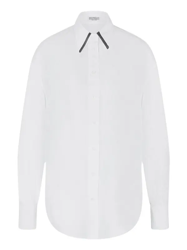 Brunello Cucinelli Silk Shirt - White