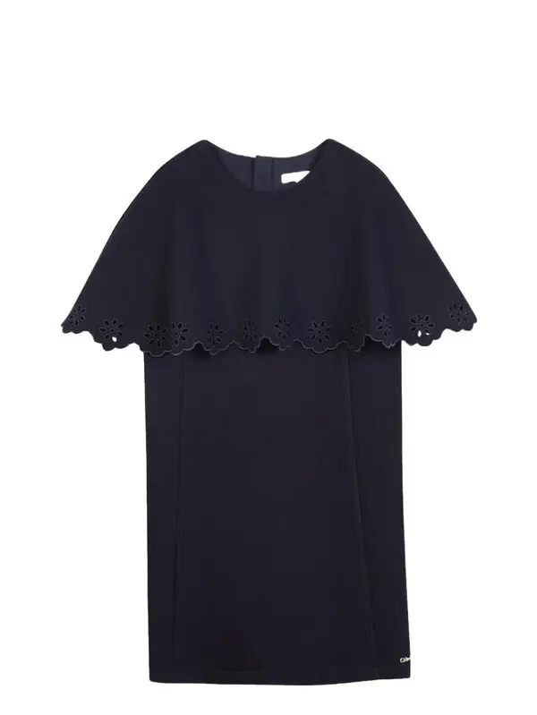 Chloé Scalloped Cape Dress - No