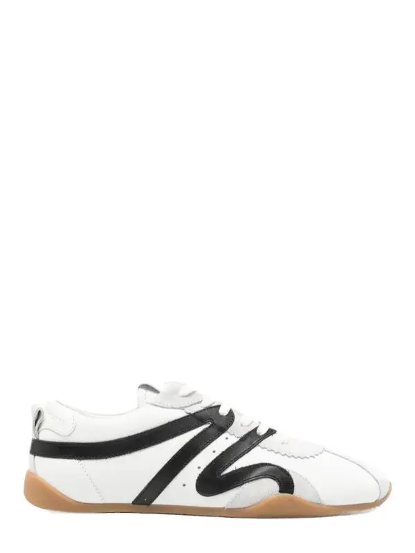 GIUSEPPE ZANOTTI Logo Detail Lace-up Sneakers - White