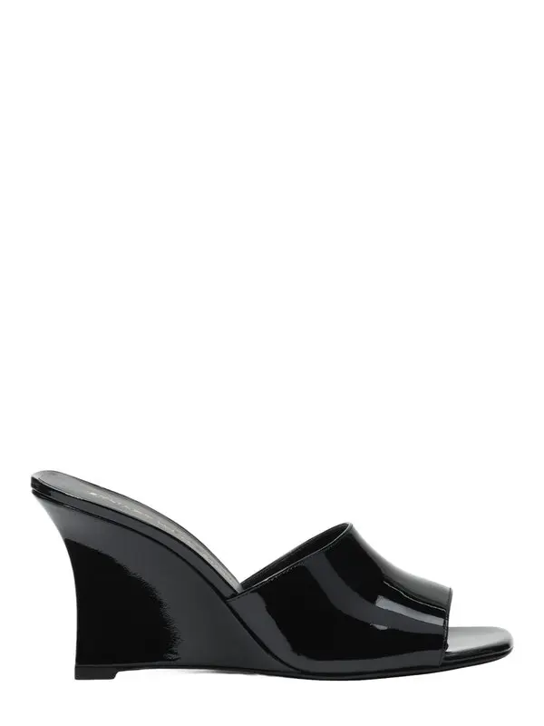 STUART WEITZMAN Vinnie Wedge Mule 85 - Black