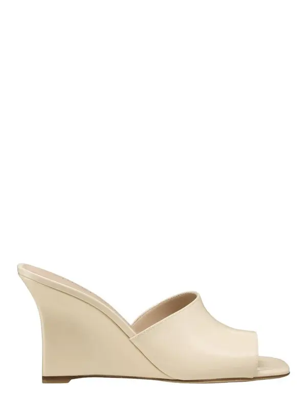 STUART WEITZMAN Vinnie Wedge Mule 85 - Linen