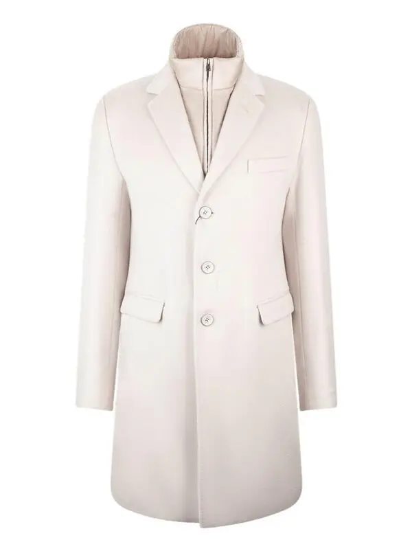 Herno Cashmere Coat - White