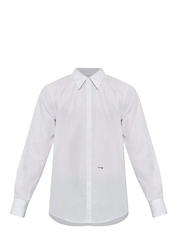 Dsquared2 Easy Slim 70's Pin Collar Shirt - White