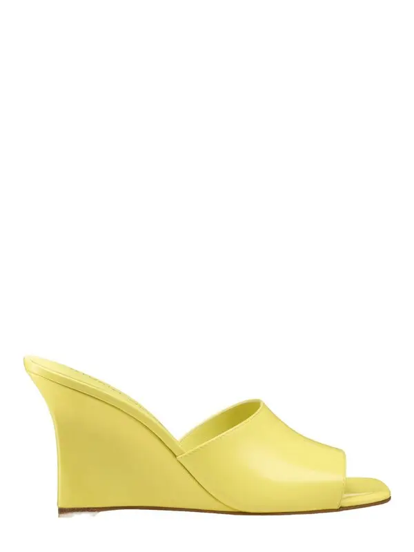 STUART WEITZMAN Vinnie Wedge Mule 85 - Citrine