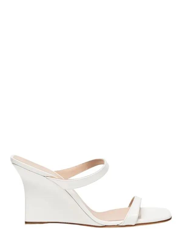 STUART WEITZMAN Vinnie Wedge Slide 85 - Blanco