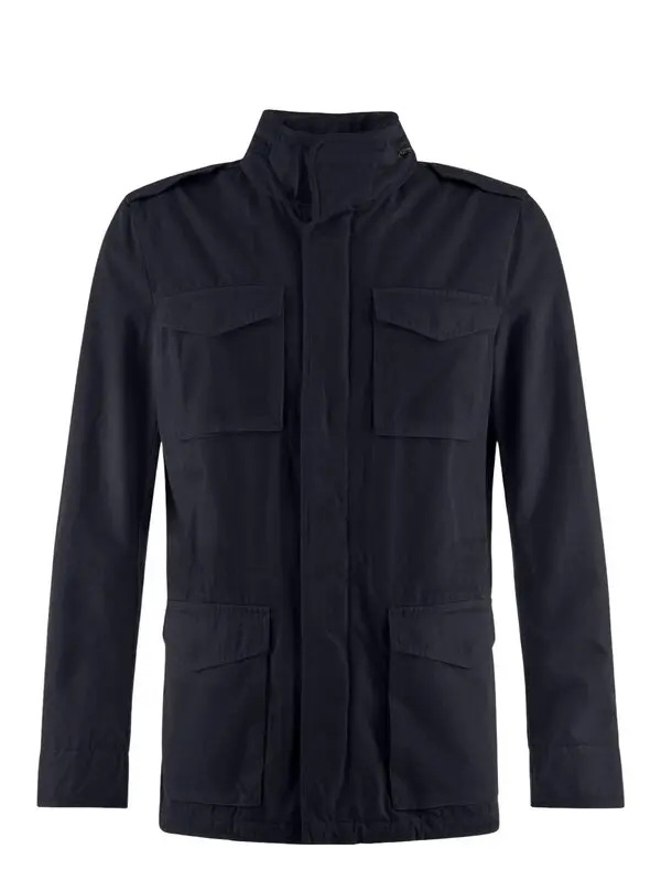 Herno Linen Jacket - Black