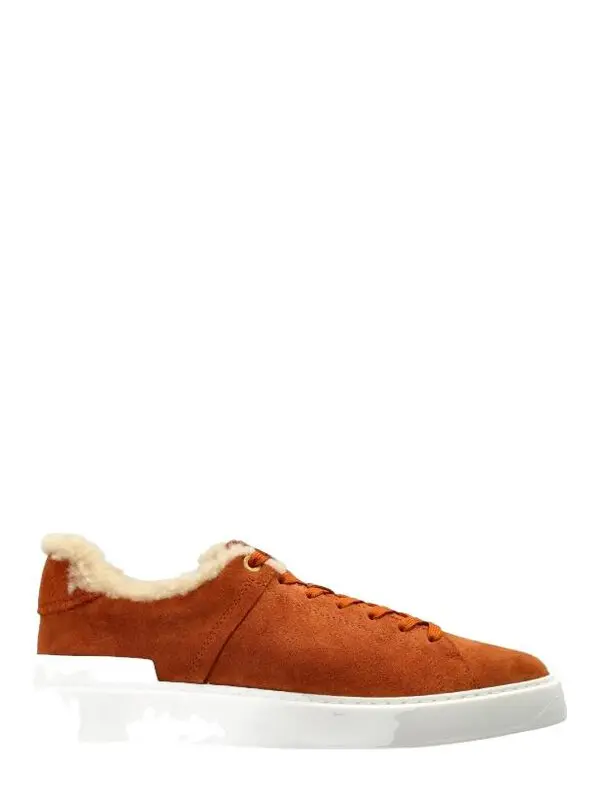 Balmain B Court Shearling Low-top Sneakers - No
