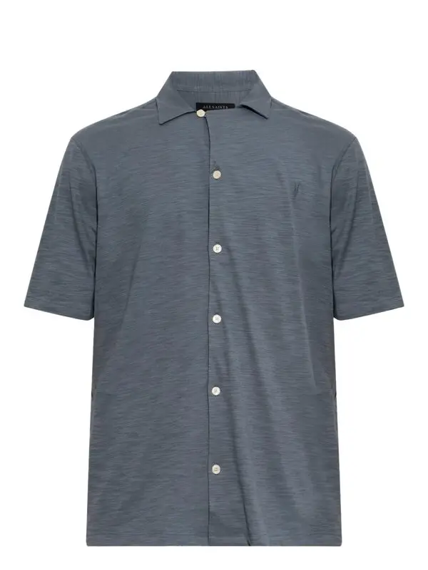 ALLSAINTS Robson Camp-collar Shirt - Blue