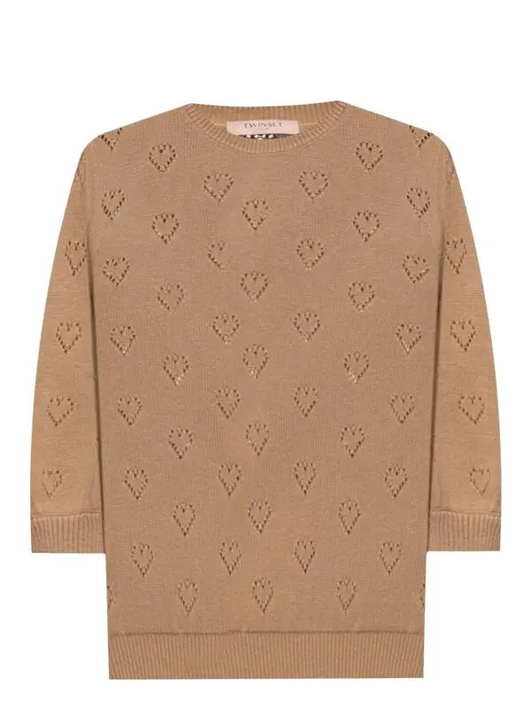 TWINSET Leopard-pattern Sweater - Brown