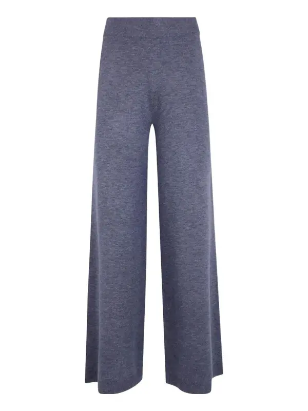 Seventy Wide-leg Knit Pants - Grey