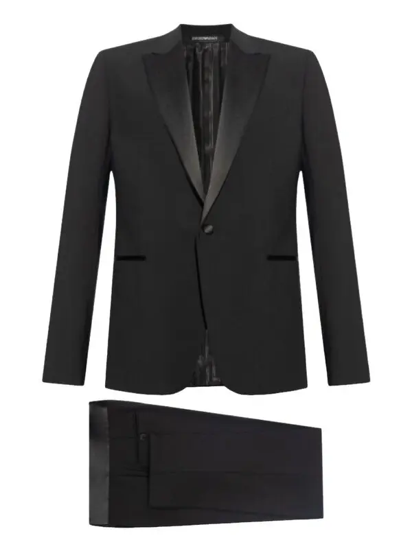 Emporio Armani Two-piece Tailored Suit - Black