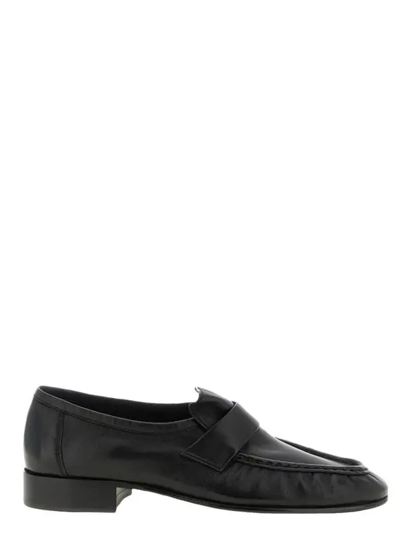 THE ROW Round-toe Loafers - Black