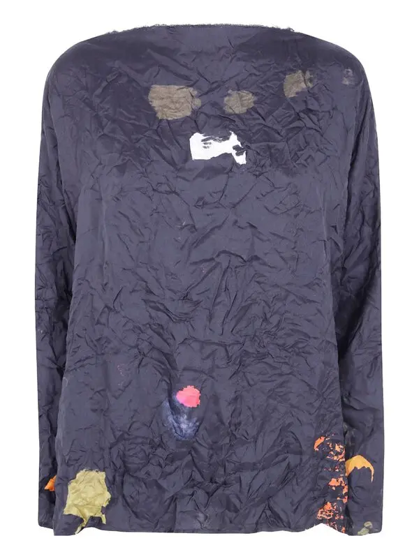 DANIELA GREGIS Long-sleeved Cover-up - Gray