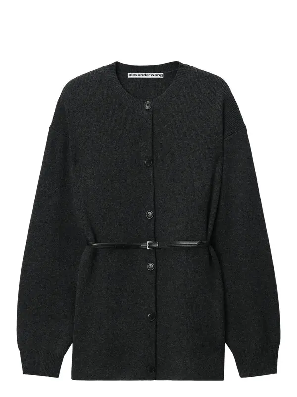 Alexander Wang Belted Cardigan - Black