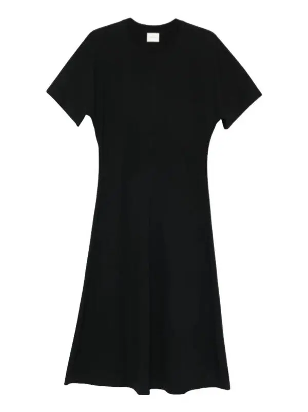 Closed Crew-neck T-shirt Midi Dress - Black