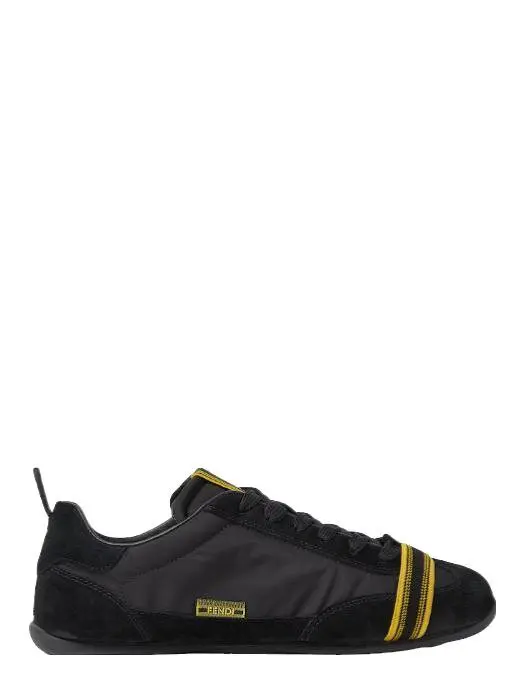 Fendi Wrap Lace-up Sneakers - Black