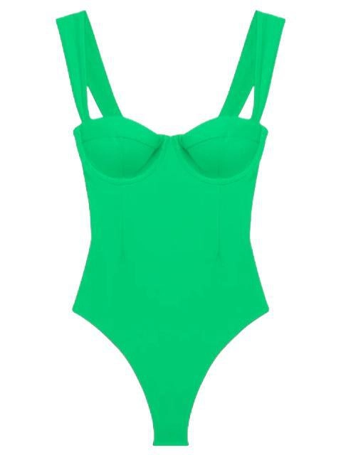 Simkhai Kyle Bustier One-piece - Green
