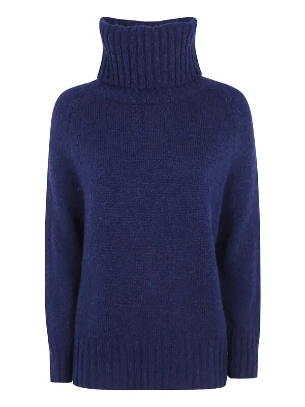 BASERANGE Turtleneck Sweater - Blue