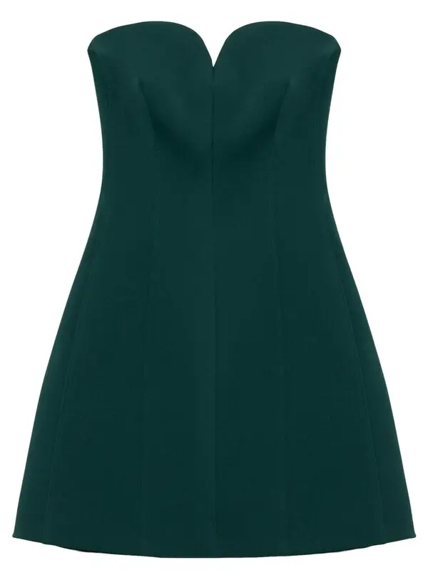 Simkhai Devin Bustier Mini Dress - Emerald