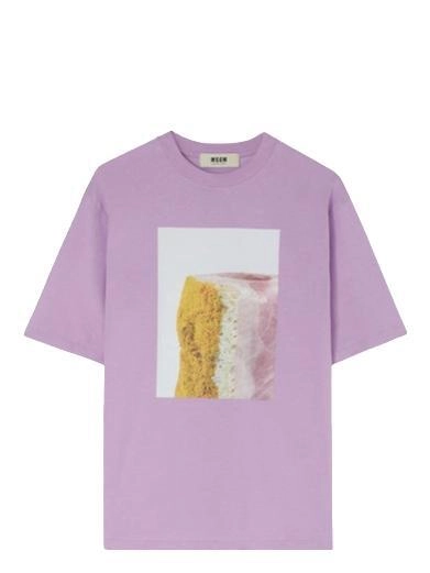 MSGM X Duccio Maria Gambi Photograph-print T-shirt - Pink
