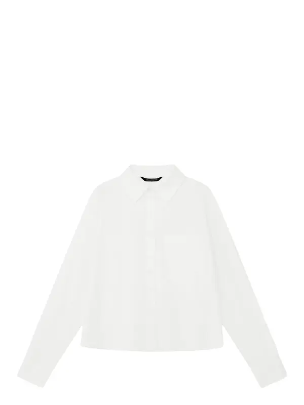 Armani Exchange Cotton Jacquard Regular Fit Shirt - White