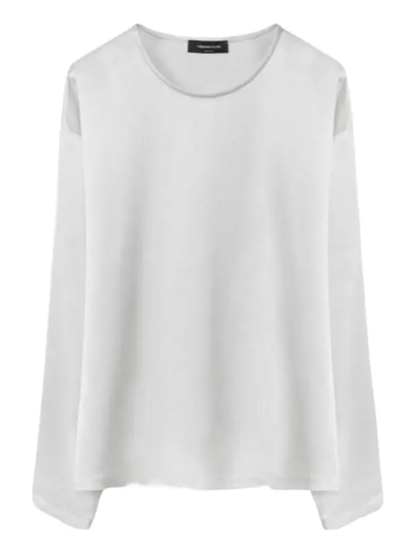 Fabiana Filippi Silk Satin Blouse - White