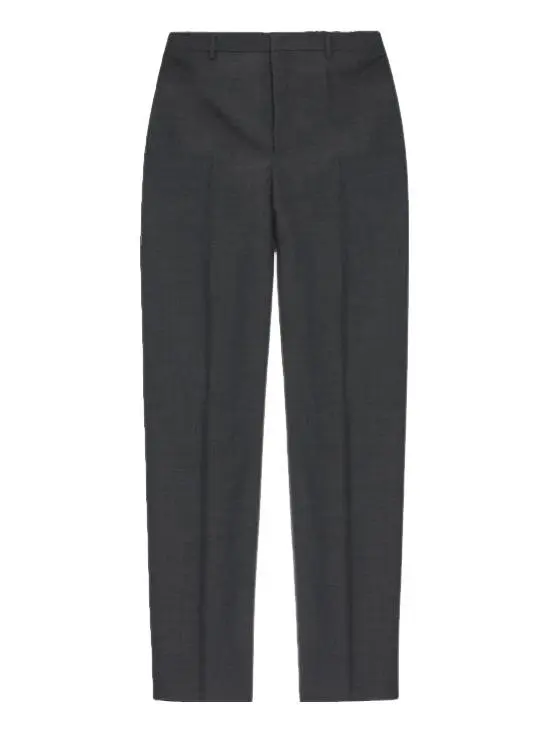 JIL SANDER Front-pleated Tailored Trousers - Black