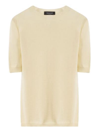 Fabiana Filippi Crew Neck Cashmere-blend Top - Nude