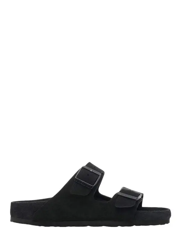 BIRKENSTOCK Arizona Buckled Flat Sandals - Black