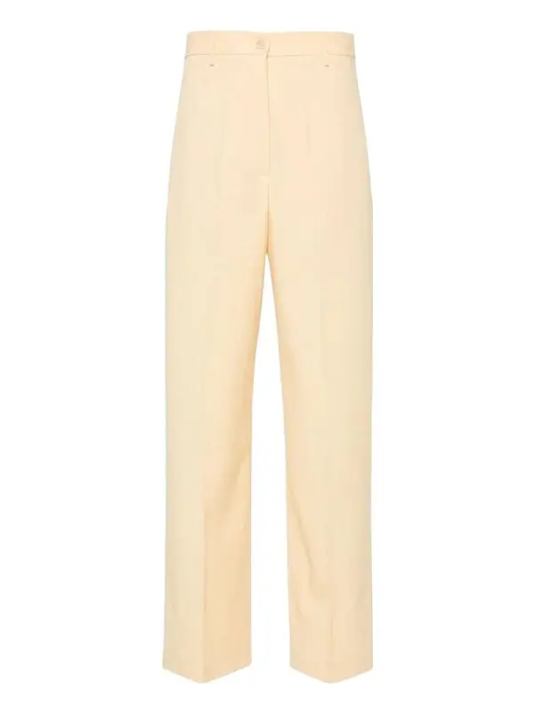 Fabiana Filippi Stretch Straight-leg Trousers - Nude