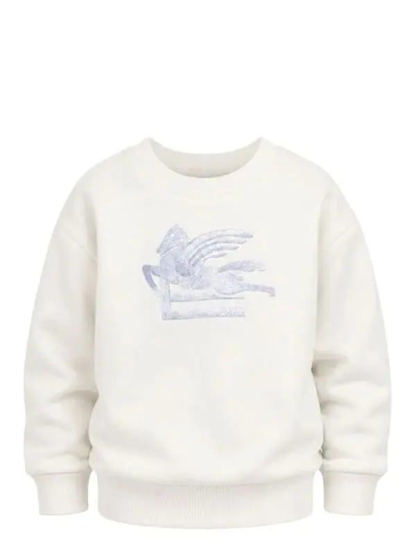 Etro Pegasus Embroidered Sweatshirt - White