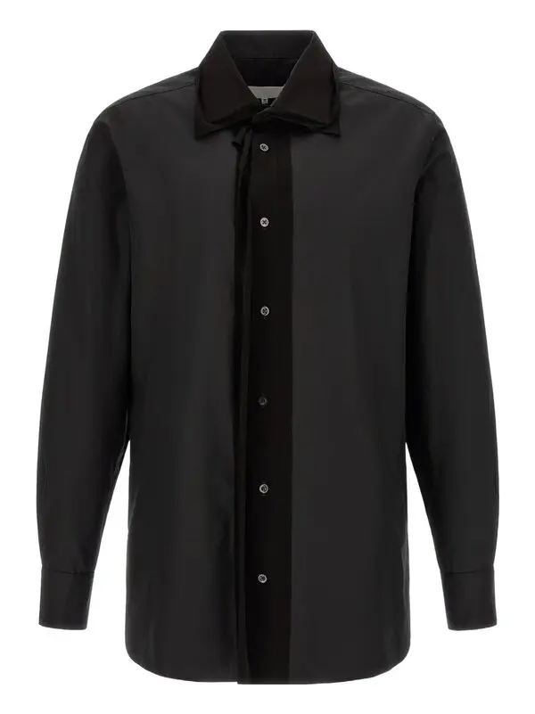 MAISON MARGIELA Fusion Contrast Panel Shirt - Black