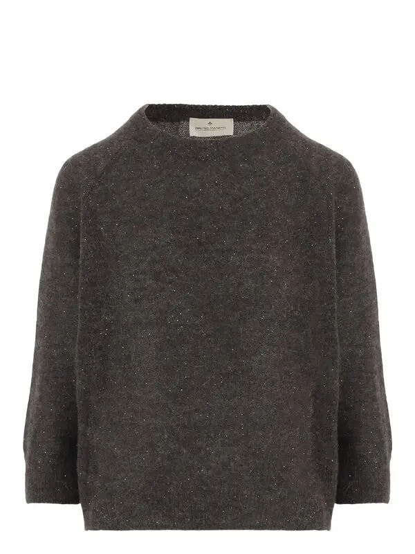 Bruno Manetti Crew Neck Sweater - Black